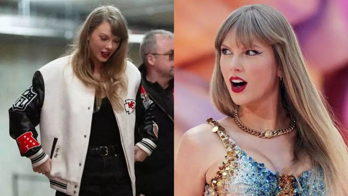 Taylor Swift Rocks Custom $850 Chiefs Jacket at Kelce's Game
